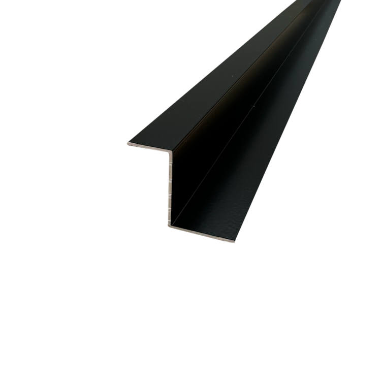 Aluminum Z Trim Bar Angle 92" Long - 5/8"x 1.25" x 1" | Black – Mr ...