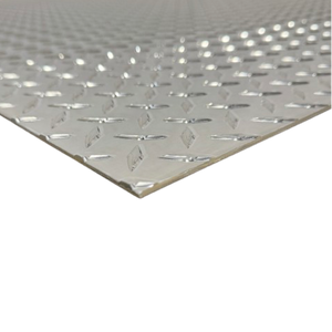 Diamond Plate Polished Aluminum Sheet Treadplate - .125" (1/8") – Mr ...