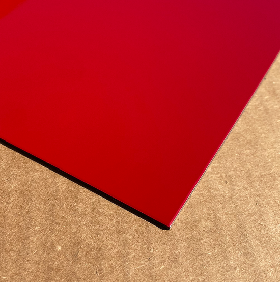 49" Red Aluminum Composite Sheet 'Alumi-Tec' Panels (.080") – Mr Metal ...