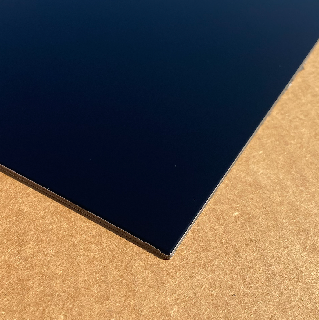 49" Black Gloss Aluminum Composite Sheet 'Alumi-Tec' Panels (.080 ...