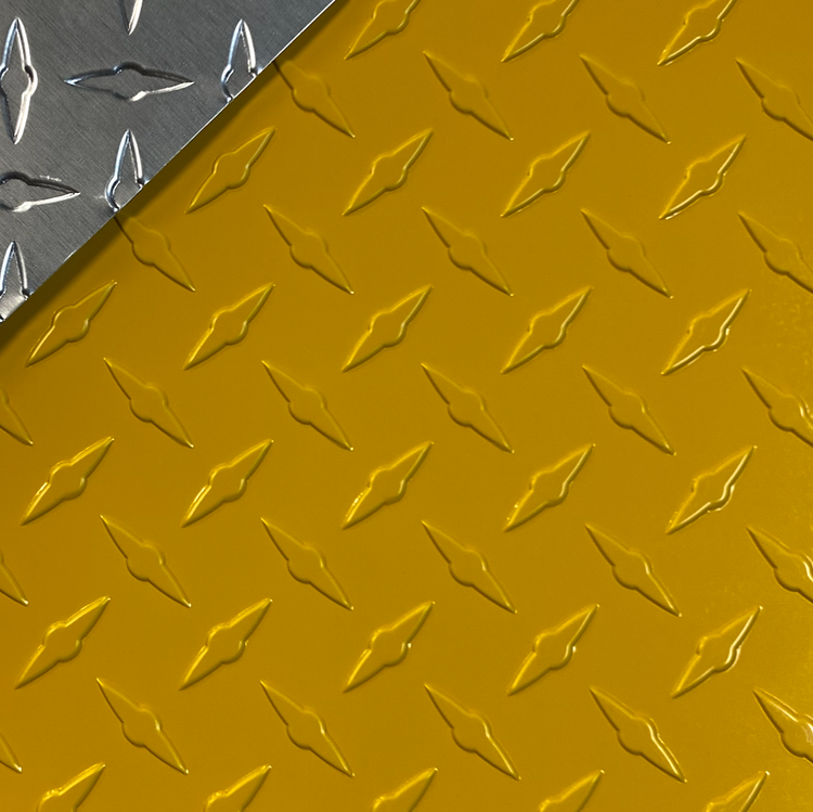 Yellow Aluminum Diamond Plate .025" Sheet (ALL SIZES) – Mr Metal Aluminum