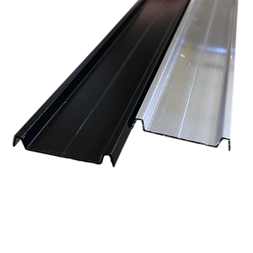 1-5/8" x 92" Aluminum Trailer Rub Rail Trim - Cargo & RV Flat Molding ...