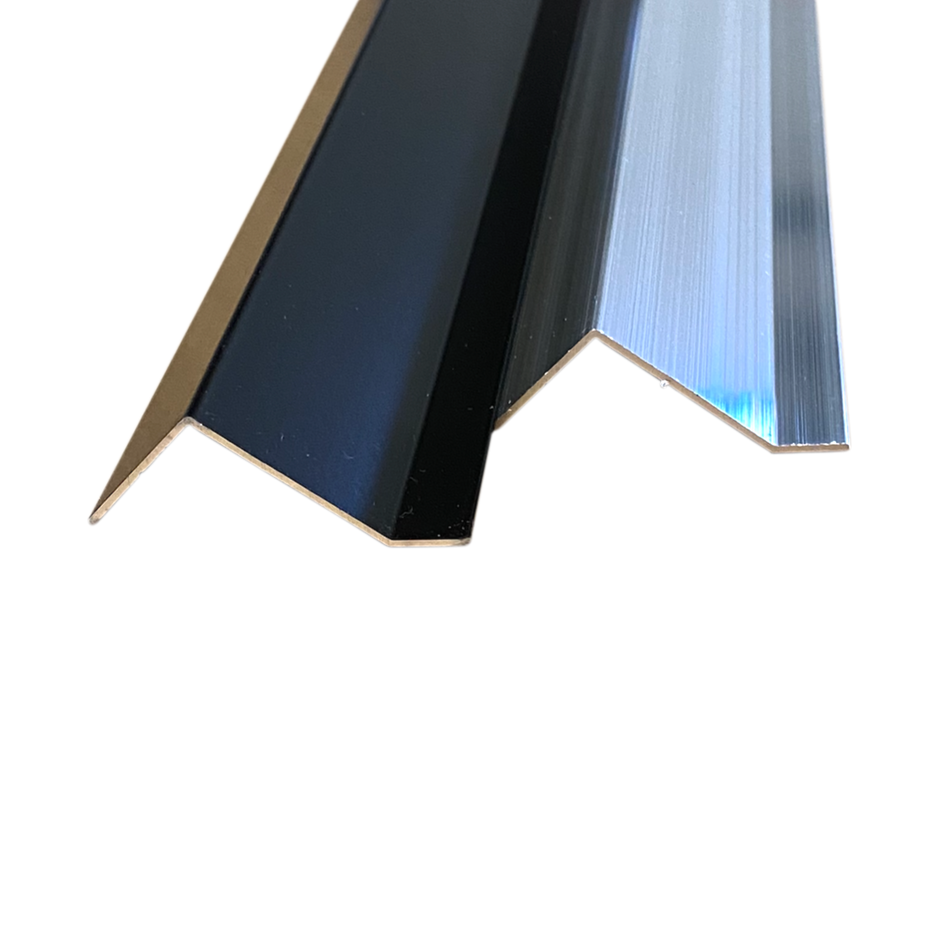 92" Aluminum Angle Drip Edge 1.25" Trim | Mill Finish or Black – Mr ...