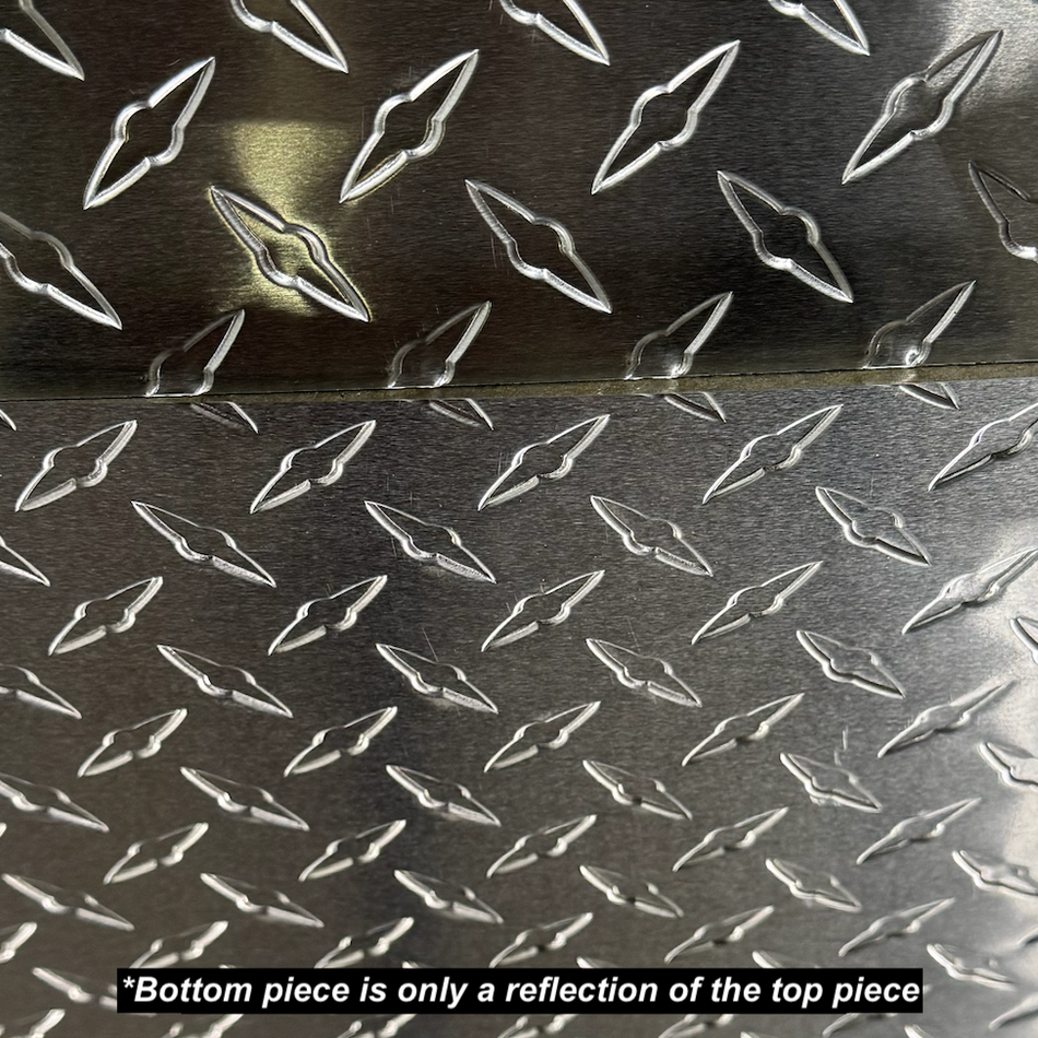 48" x 96" Anodized Brite Aluminum Sheet .025" Thick - "Mirror Finish ...