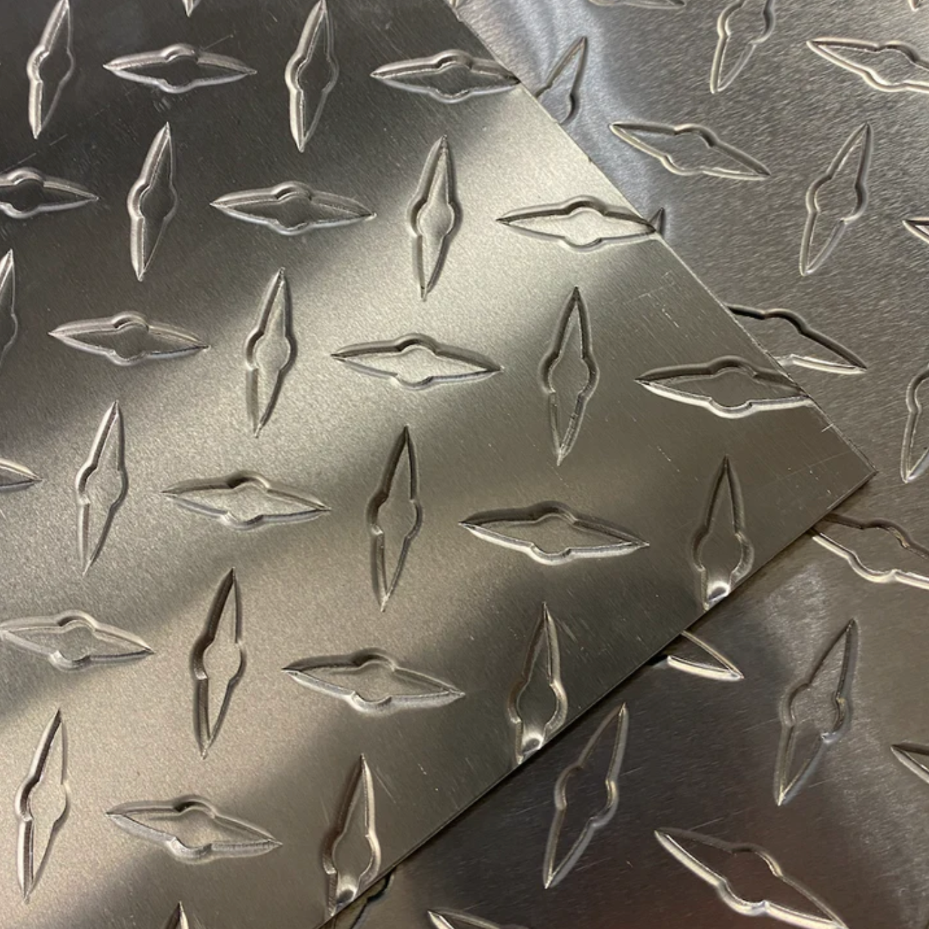 48" x 96" Black Gloss Diamond Plate Aluminum Sheet | .050" Thick – Mr ...